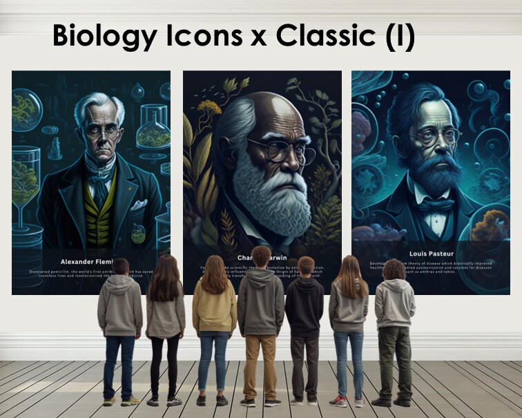 Printable - Biology Icons (17+1) Biology Classroom Decor, Biology ...
