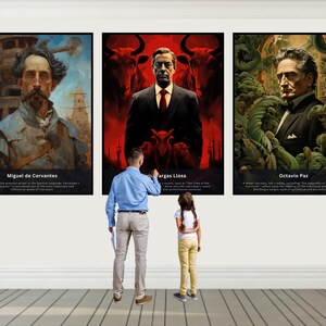 Printables - Famous Hispanic Authors (10pcs) - Classroom Decor, Author ...