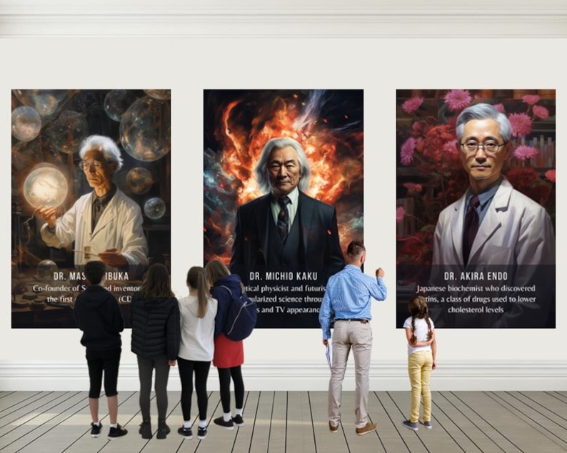 Printables Asian Scientists all 10 Classroom Decor - Etsy