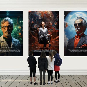 Printables - Hispanic Scientists (15pcs) - Classroom Decor, Science ...