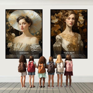 Printables - Famous Authors (11pcs) - Classroom Decor, Author Gallery ...