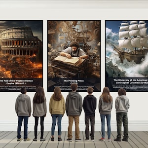 Printables - Turning Points in History (10s) - History Classroom Poster ...