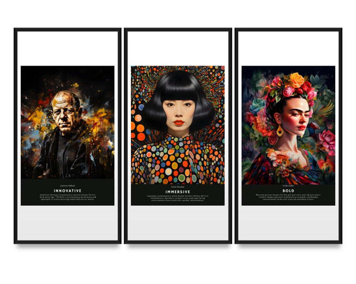 Printables - Famous Artists (all 13) - Classroom Decor, Famous Artists ...