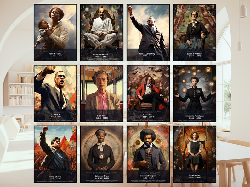 Teacher Art Collection Activists Series 12s History Classroom, History ...