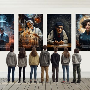 Printables - Hispanic Scientists (15pcs) - Classroom Decor, Science ...