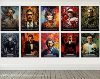 Printables Famous Black Authors 10pcs Classroom Decor, Author Gallery ...