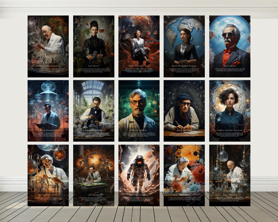 Printables - Hispanic Scientists (15pcs) - Classroom Decor, Science ...