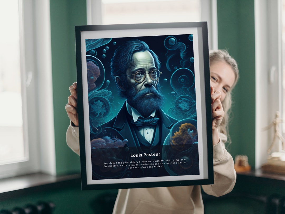 Printables - Louis Pasteur | Science Inspiration | Science Poster - Etsy