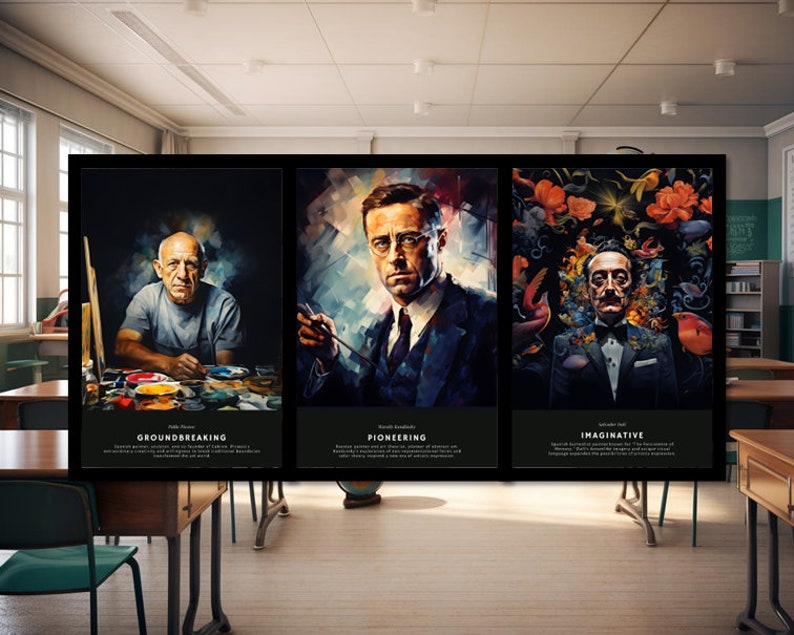 Printables Famous Artists all 13 Classroom Decor, Famous Artists, Art ...