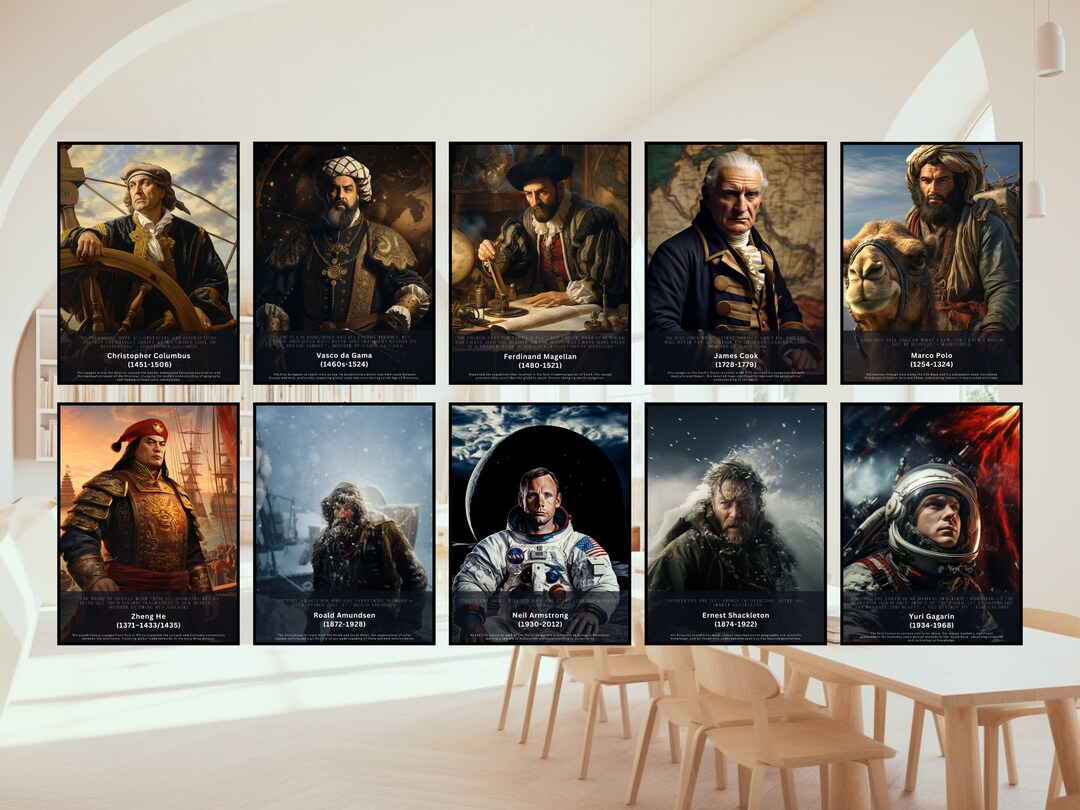 Teacher Art Collection Explorers Series 10s History Classroom, History ...