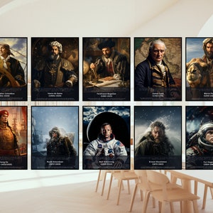 Teacher Art Collection Explorers Series 10s History Classroom, History ...