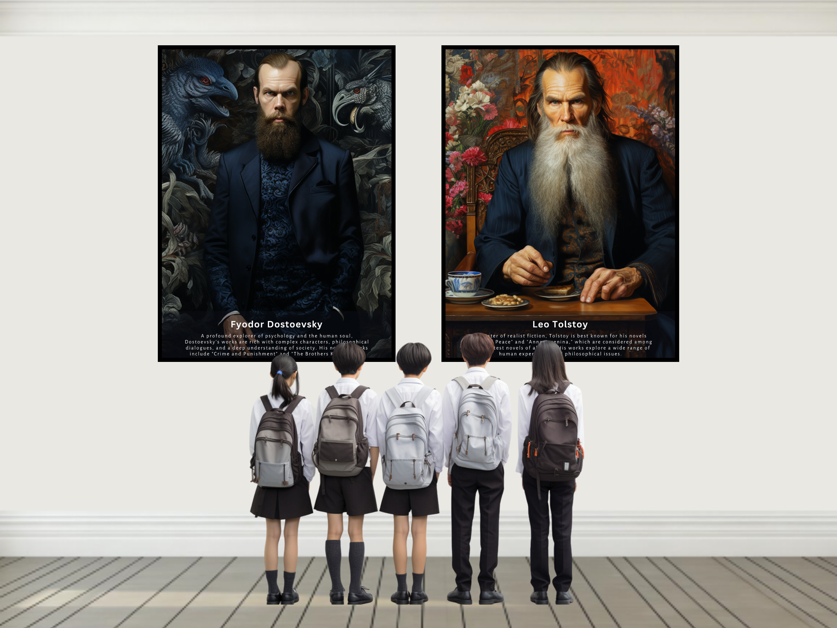 Printables Famous Authors 11pcs Classroom Decor, Author Gallery Wall ...