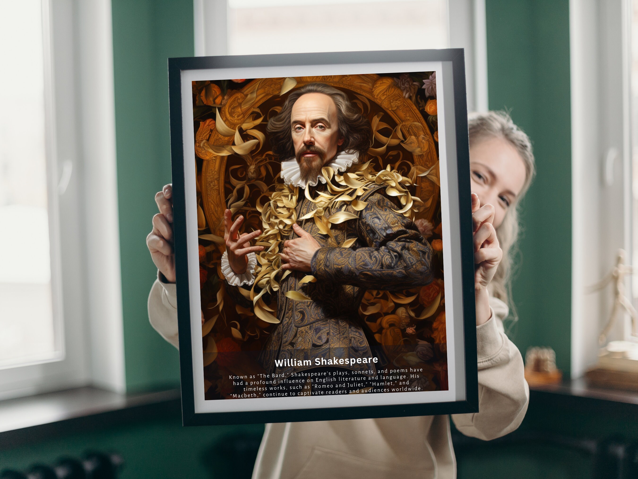 Printables Famous Authors 11pcs Classroom Decor, Author Gallery Wall ...