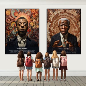 Printables - Famous Black Authors (10pcs) - Classroom Decor, Author ...