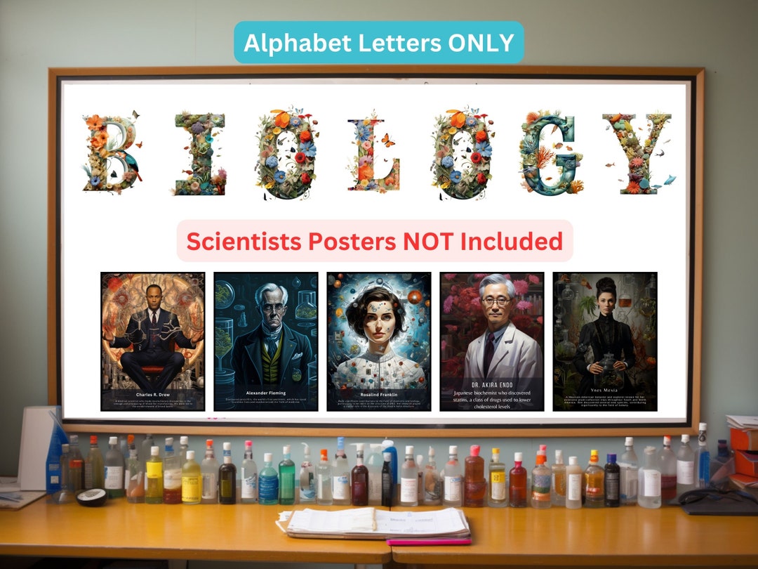 Biology Class Gallery Wall, Classroom Decor, High School Middle School ...