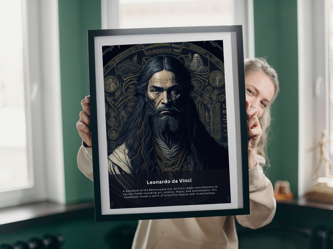 Printables Leonardo Da Vinci Science Inspiration Science Poster - Etsy