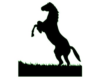 Horse in Horse Dxf and Svg File - Etsy
