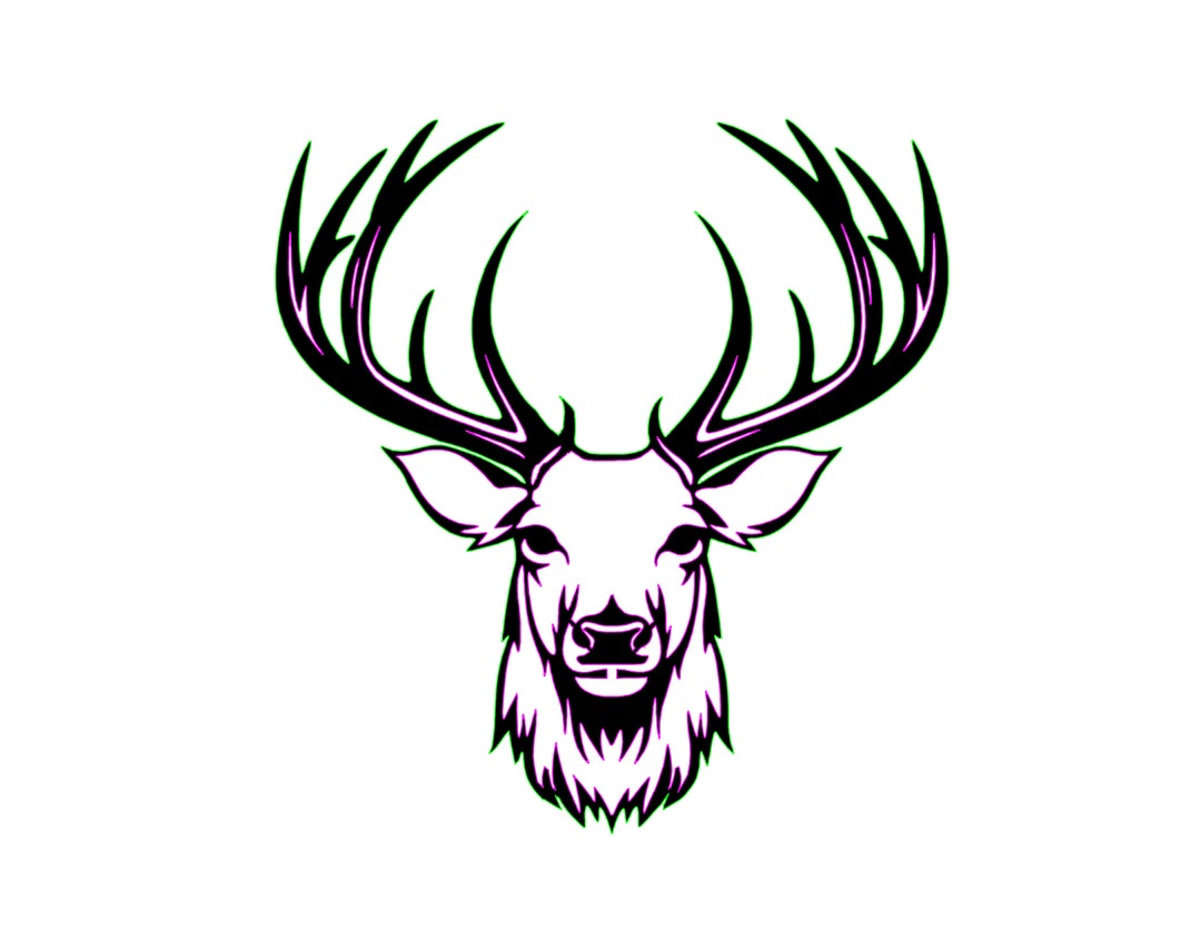 Elk Head DXF - Etsy