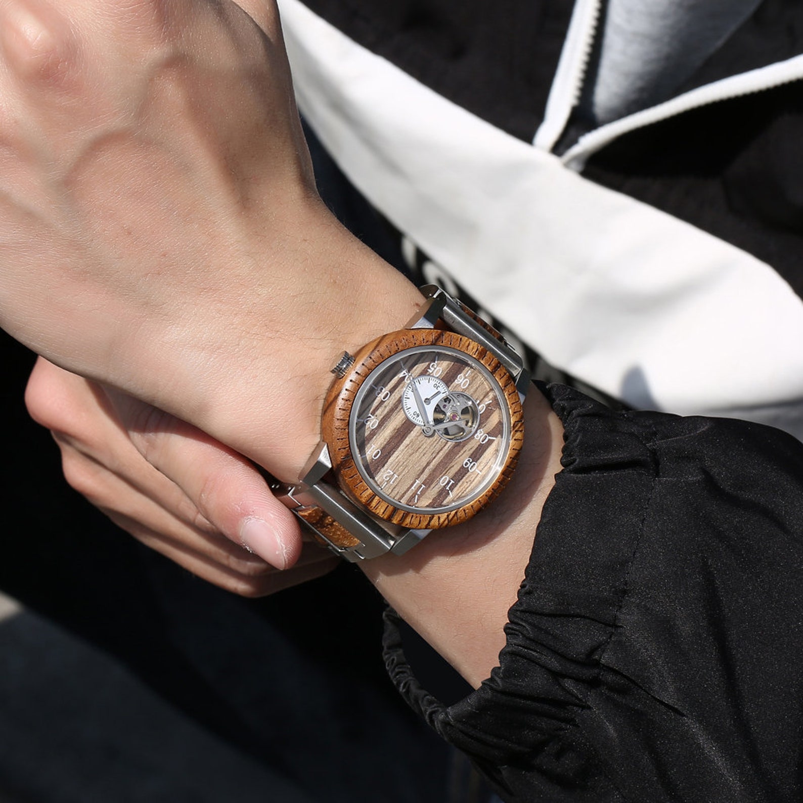 Wood Watch, Personalized Wood Watch, Special Gift for Your Men. Unique ...