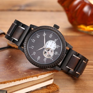 Wood Watch, Personalized Wood Watch, Special Gift for Your Men. Unique ...