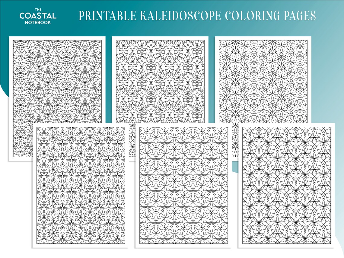 Relaxing Adult Coloring Pages Instant Download I Printable - Etsy