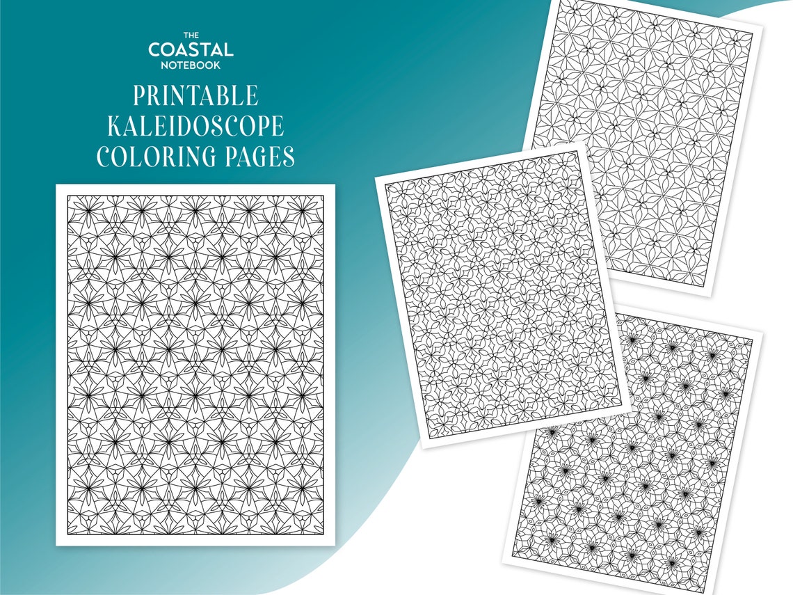 Relaxing Adult Coloring Pages Instant Download I Printable - Etsy