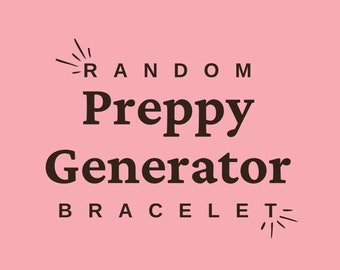 Bracelet Generator - Etsy