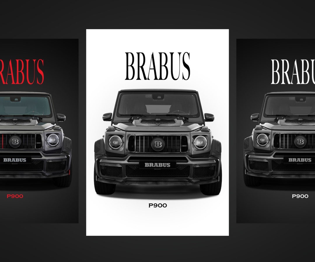 Brabus P900 Poster Brabus Poster for Car Enthusiast High - Etsy