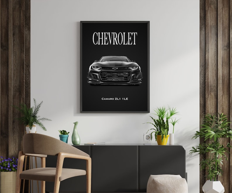 Chevrolet Camaro ZL1 1LE Poster Chevrolet Camaro Poster for - Etsy