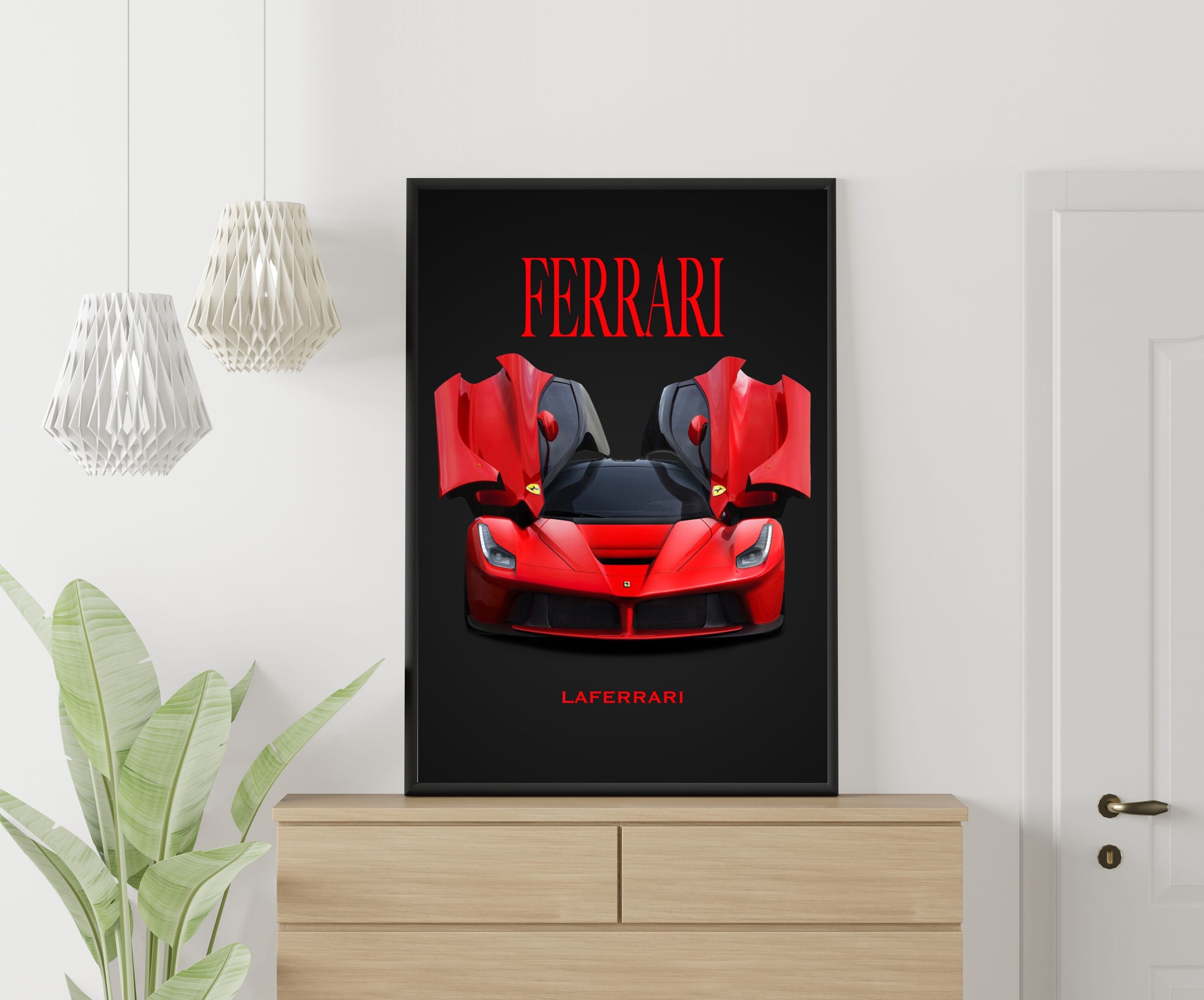 Ferrari LAFERRARI Poster Ferrari Poster for Car Enthusiast - Etsy Australia