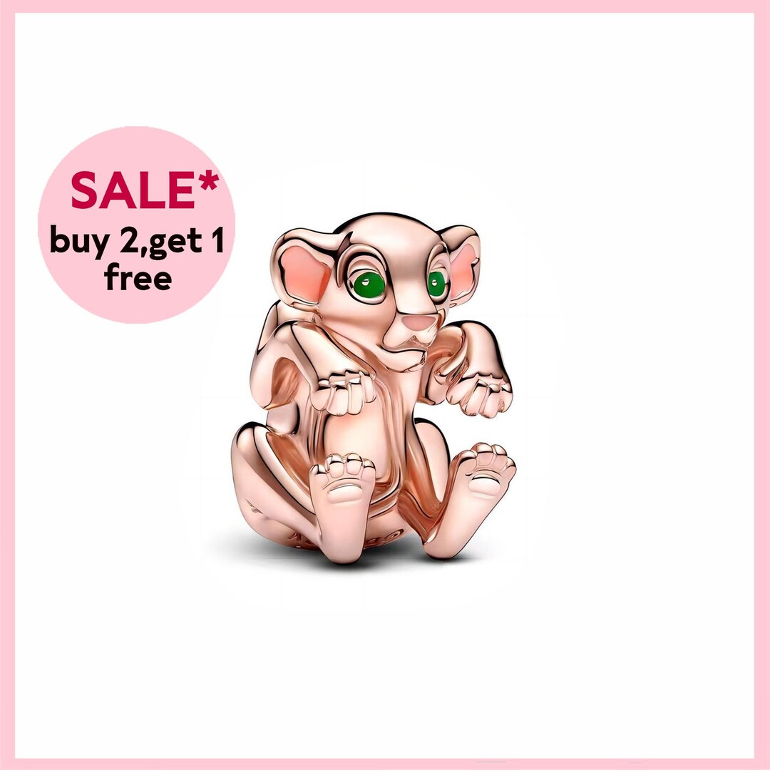 The Lion King Simba Charm,baby Simba, 2024 New,silver Charm,bracelet ...