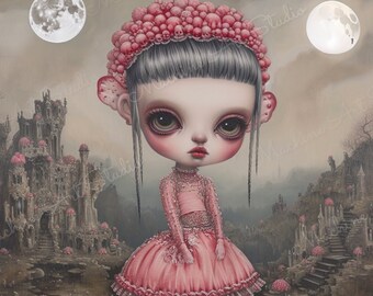 Surreal Repair printable , Limited Edition, Lowbrow Art, T-shirt, Pop ...