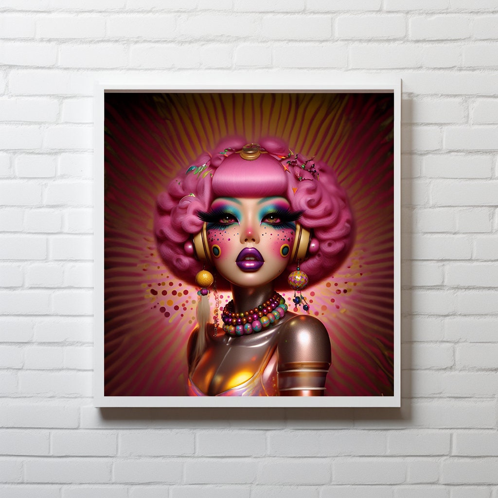 Disco Queen - Printable-limited Edition, Sublimation, Lowbrow ...