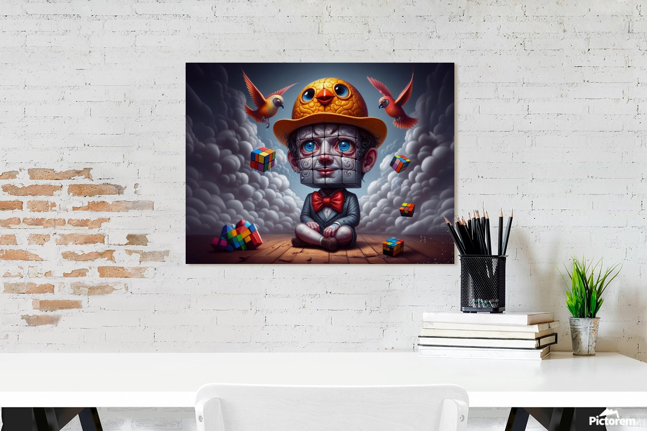 Cube Master printable , Limited Edition, Lowbrow Art, T-shirt, Pop ...