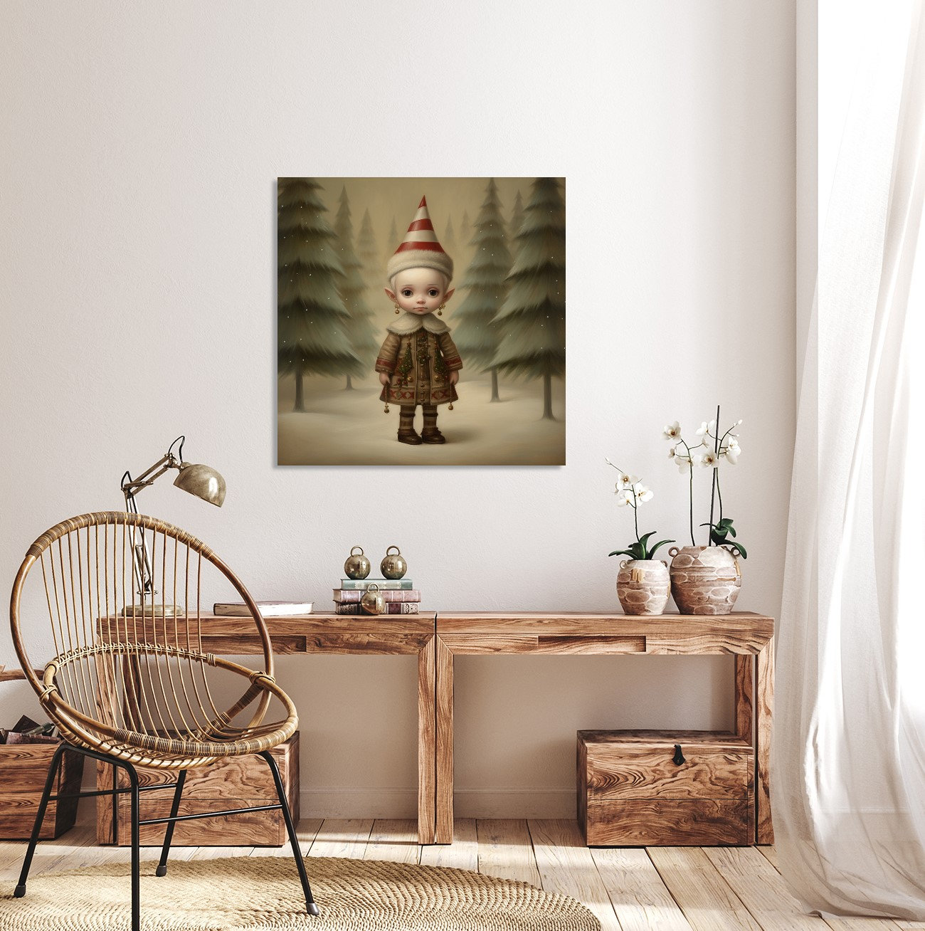 Winter Elf - Christmas Series - Printable -limited Edition, Nursery ...