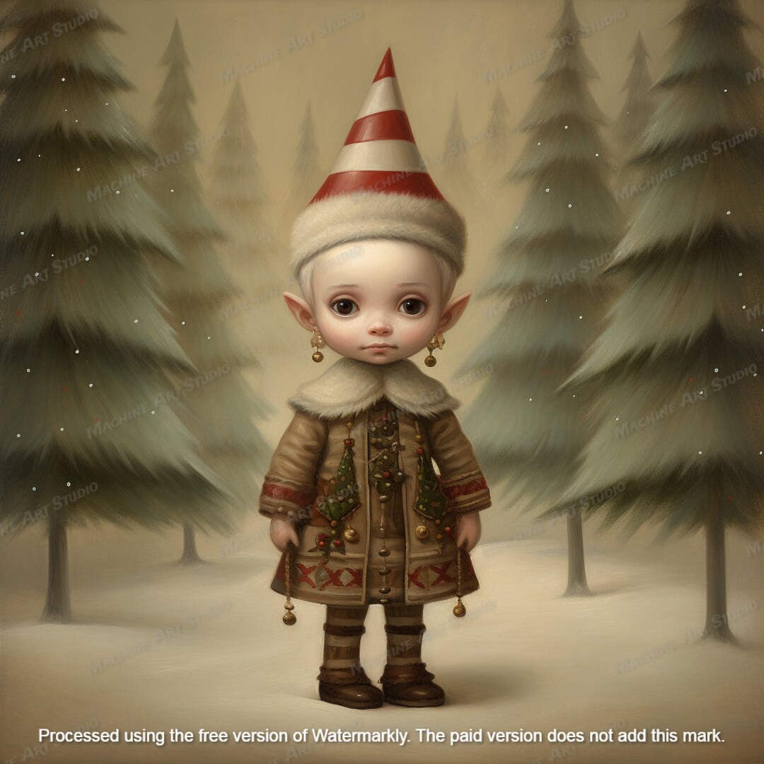Winter Elf Christmas Series Printable limited Edition, Nursery ...