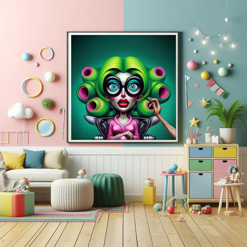 Glamor V2 hairdresser Series Printable limited, Sublimation, Lowbrow ...