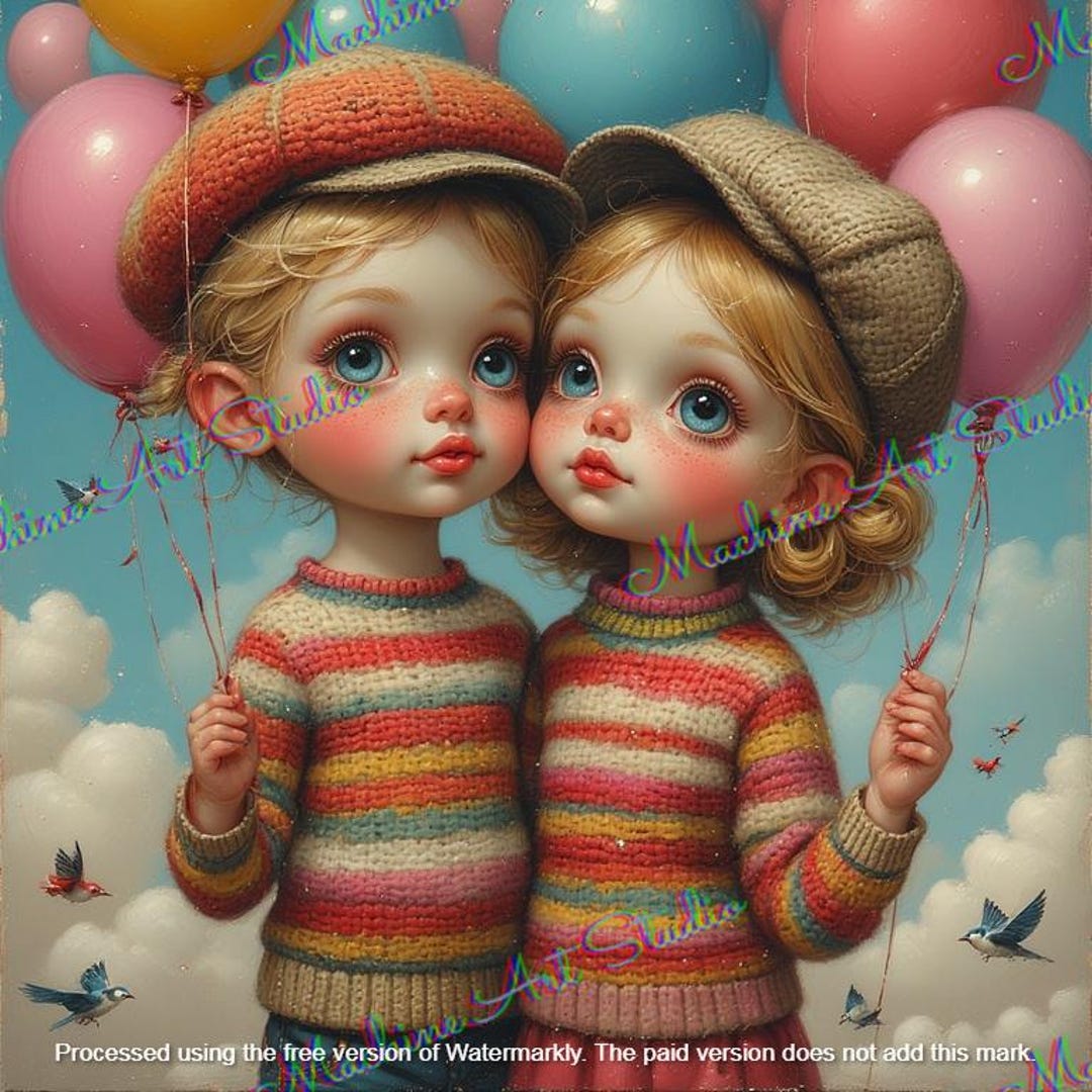 Twin Dreams - Limited , Surrealism, T-shirts, , Nursery, Kids, Fun ...