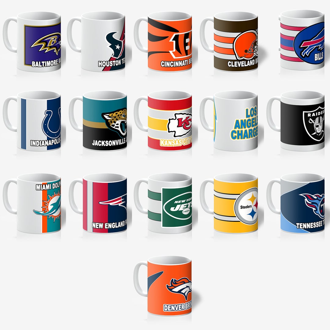 AFC NFL American Football Conference Teams - Mugs - 2024 - Afc/chiefs ...
