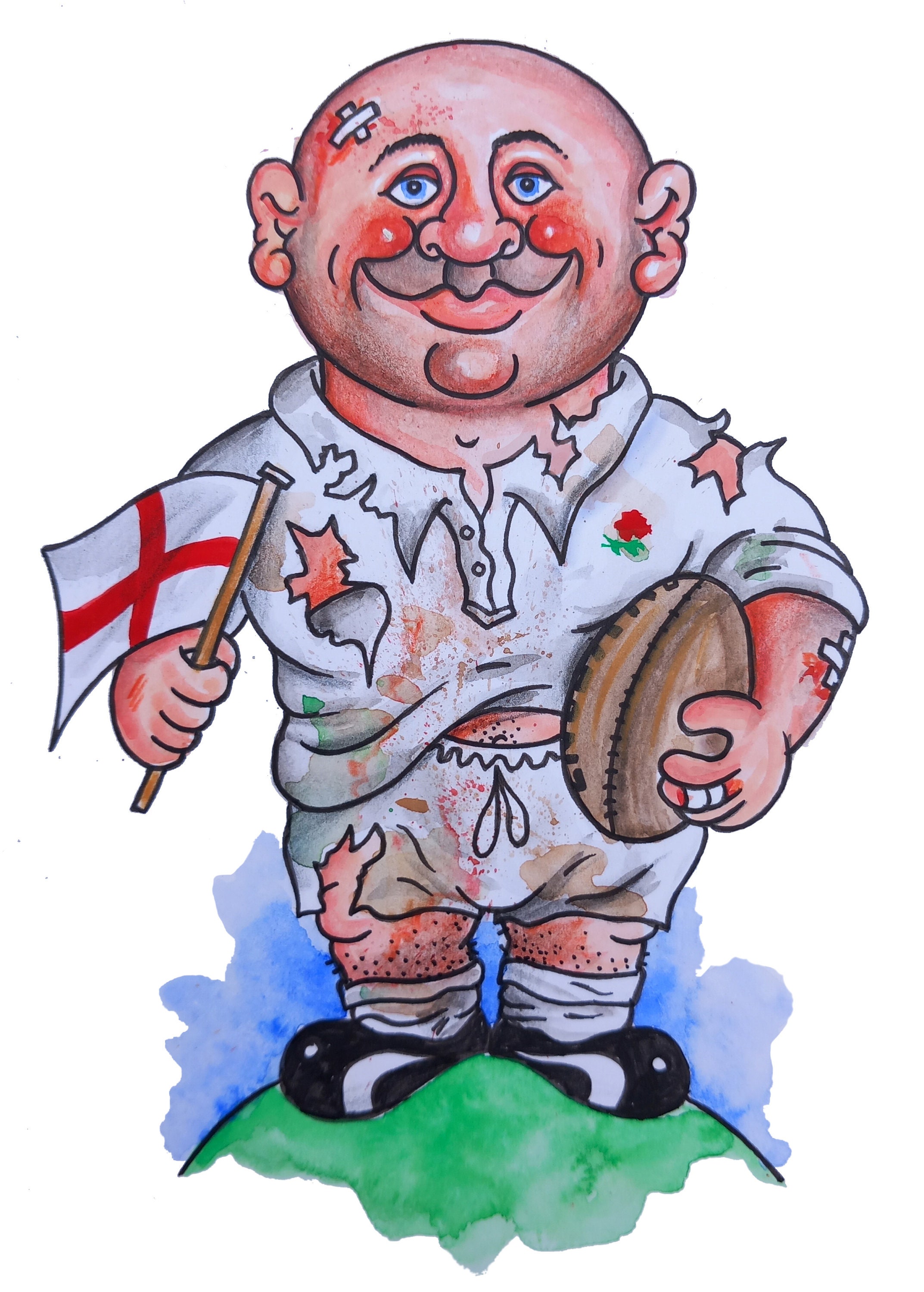 English Rugby Greeting Card A Rucking Good Game - Etsy UK