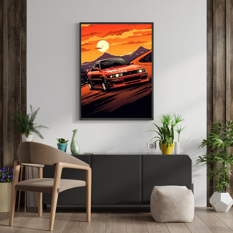 Subaru Wrx Digital Art JDM Poster Kids Boys Room Decor - Etsy