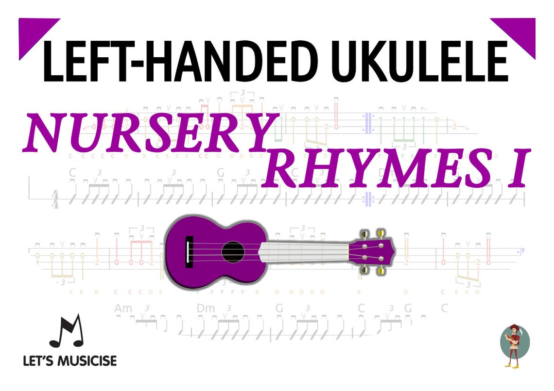 Nursery Rhymes for Left-handed Ukulele Primary School Classroom or ...