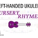Nursery Rhymes for Left-handed Ukulele Primary School Classroom or ...