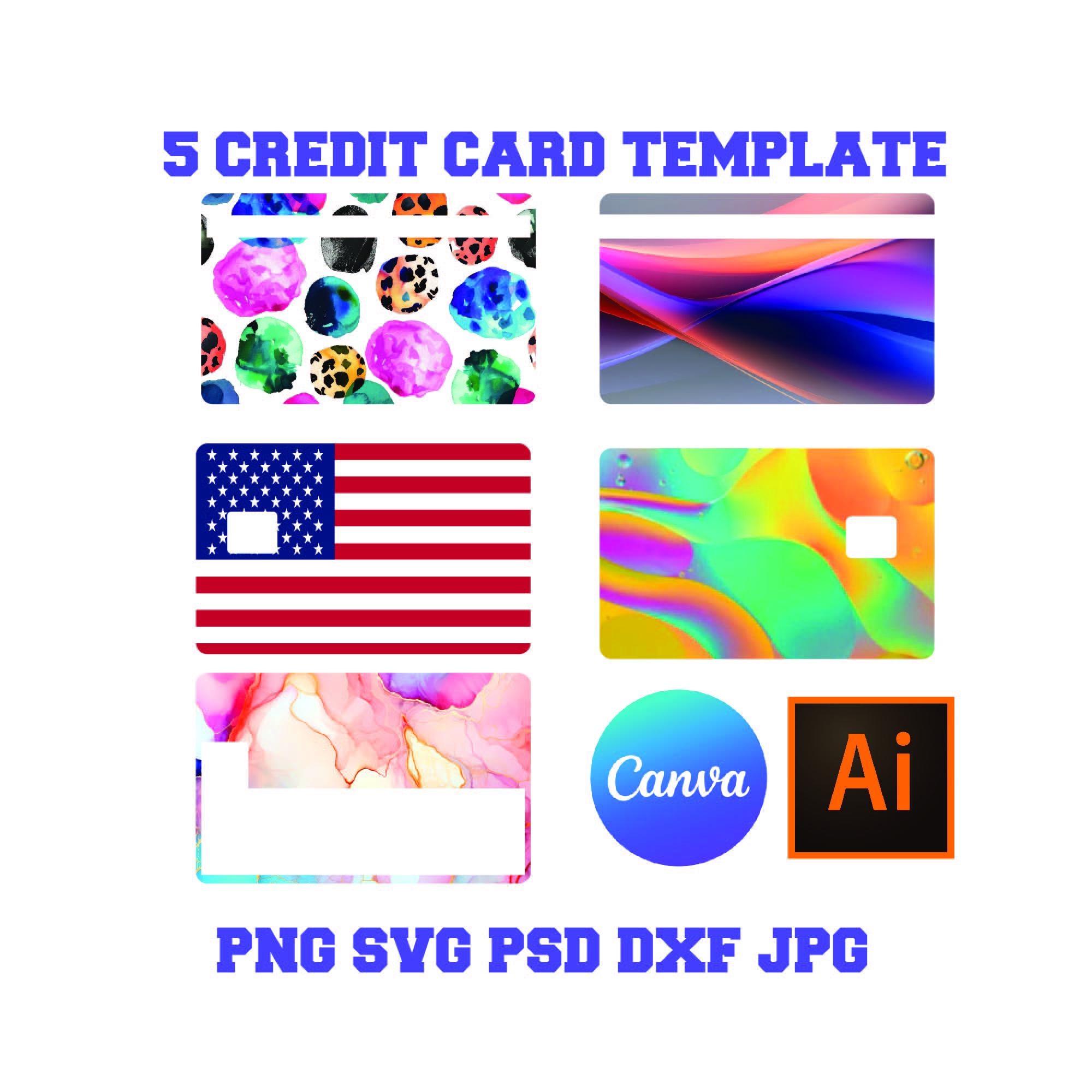 Credit Card Template SVG, Debit Card Svg, Banking Svg, Credit Card Skin ...