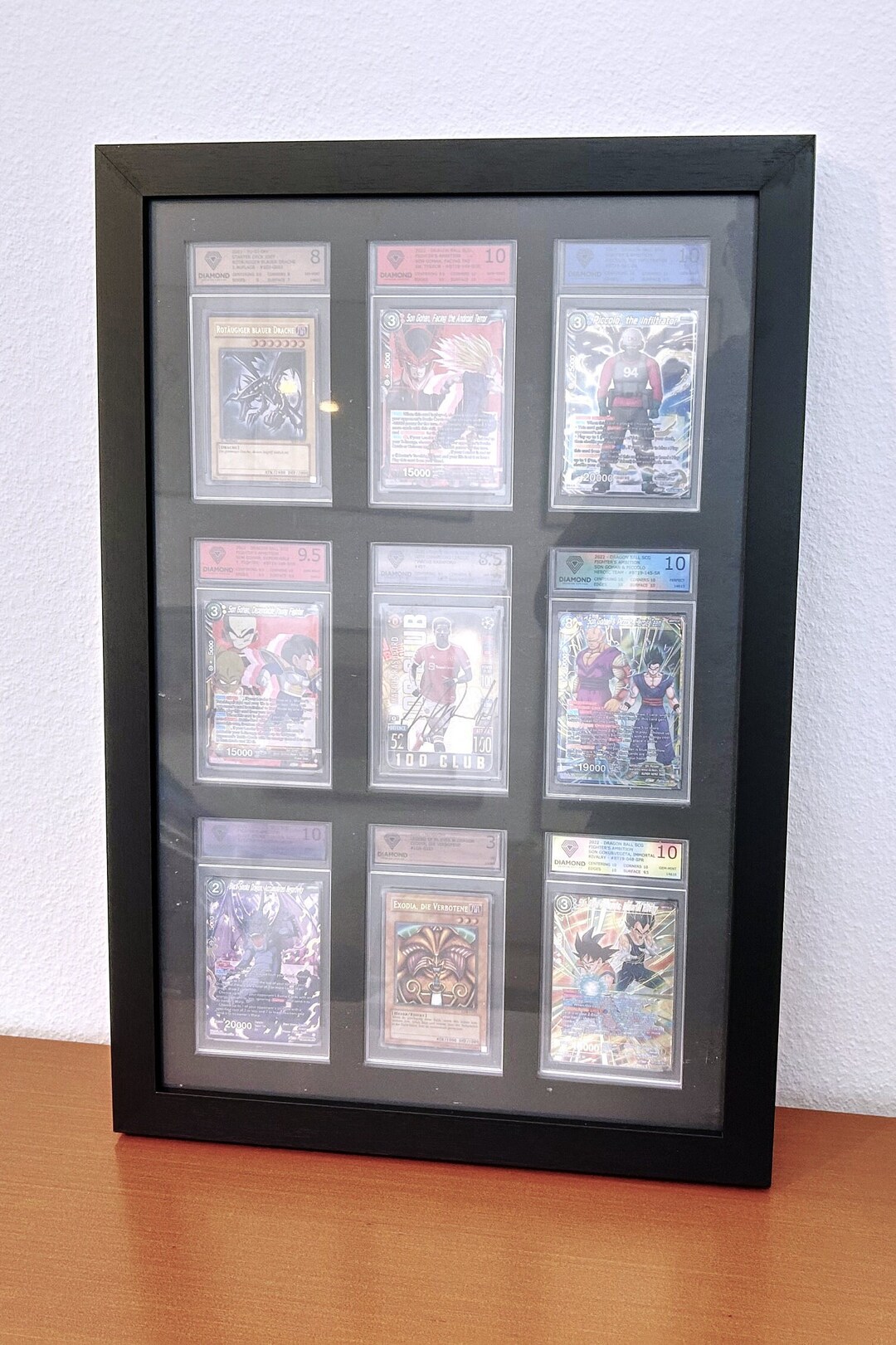 3x3 PSA Graded Trading Card Frame Display Picture Frame Pokémon - Etsy