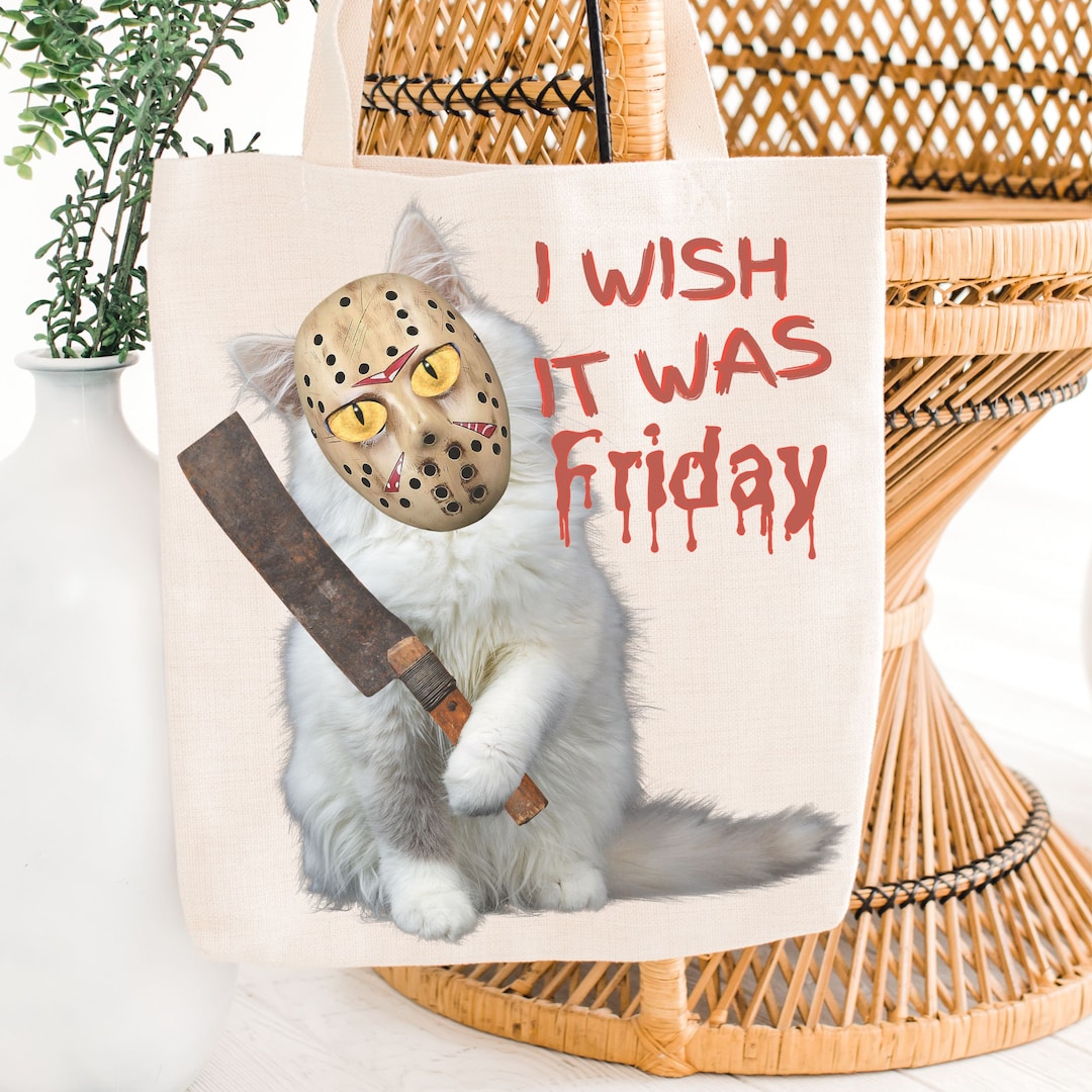 Friday the 13th Bag, Jason Cat Bag, Halloween Bag, Jason Bag, Horror ...