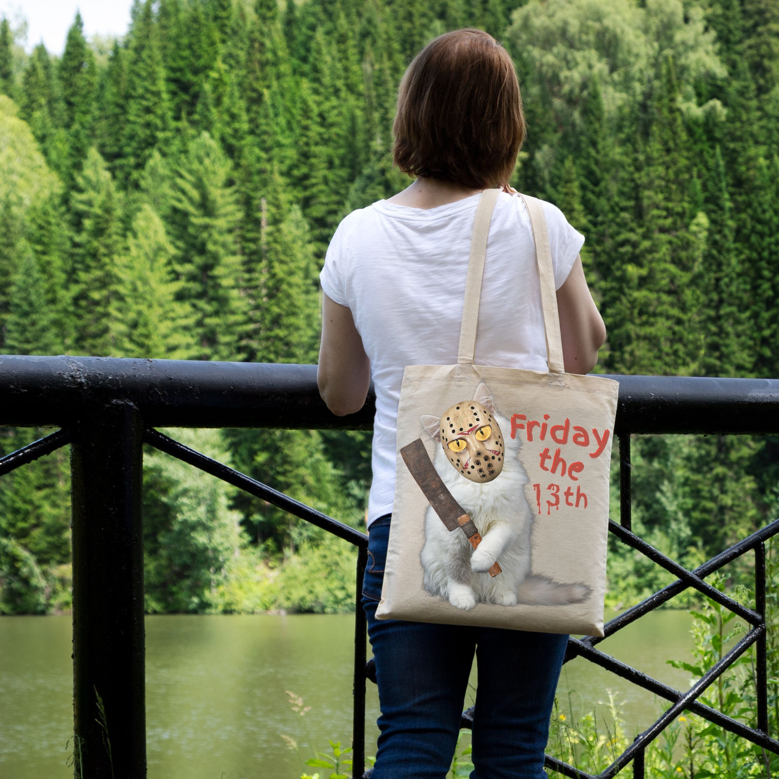 Friday the 13th Bag, Jason Cat Bag, Halloween Bag, Jason Bag, Horror ...