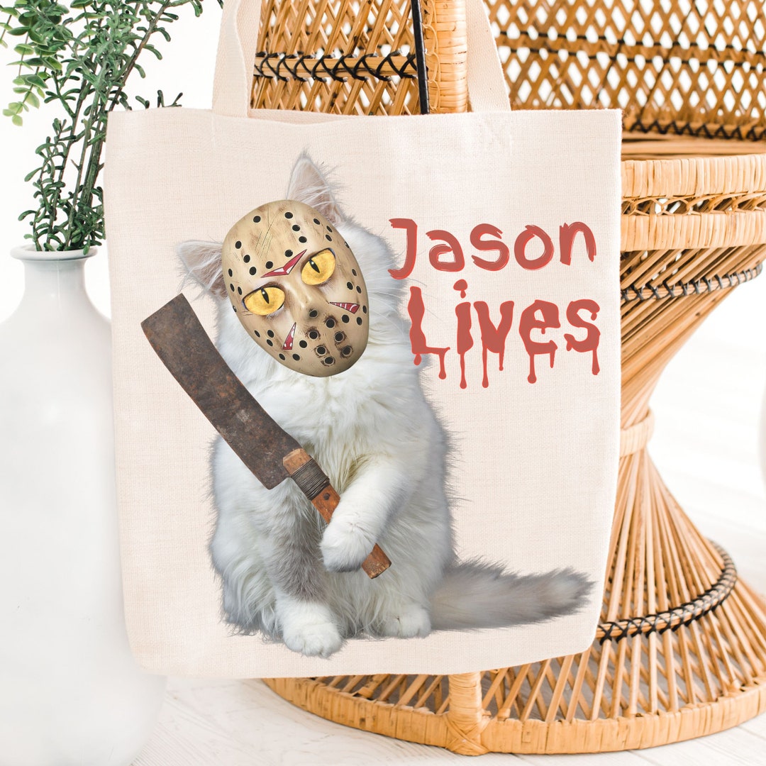 Friday the 13th Bag, Jason Cat Bag, Halloween Bag, Jason Bag, Horror ...