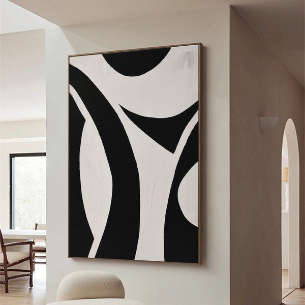 Large Abstract Canvas - Etsy