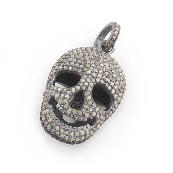 Pave Skeleton Pendant - Etsy